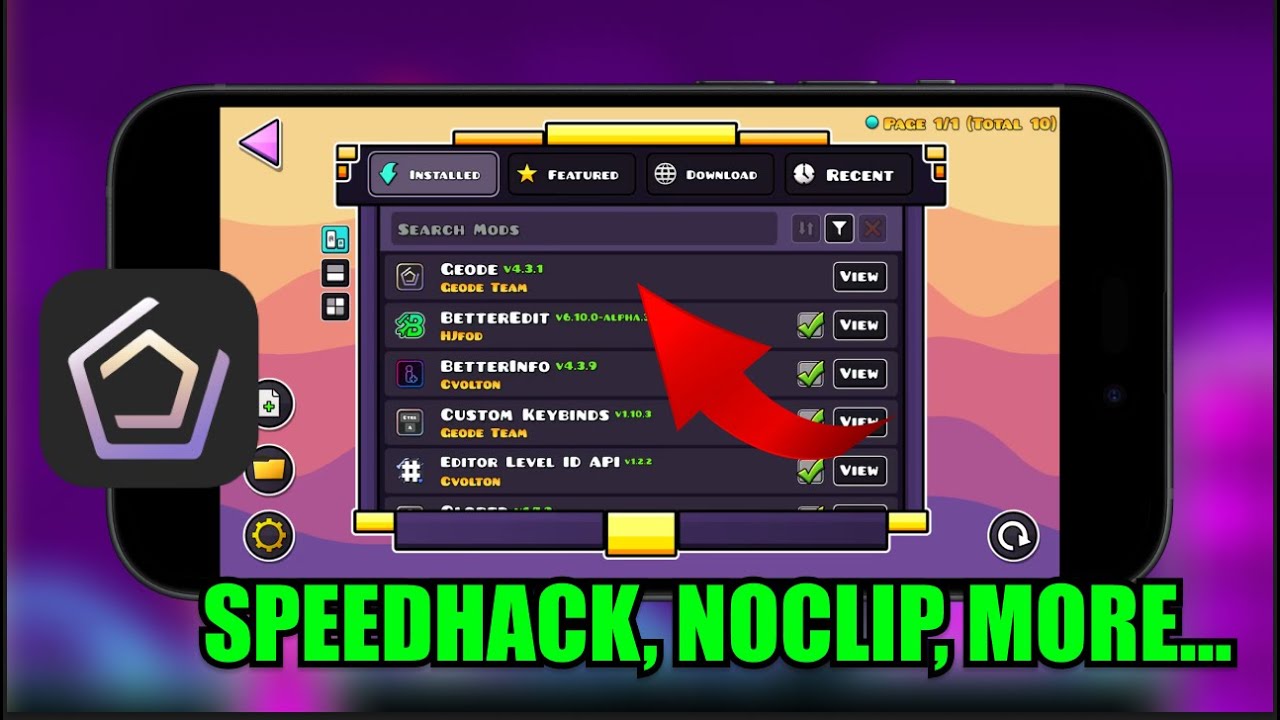 How to Get Speedhack, Noclip & More in Geometry Dash (BEST GD MOD ...