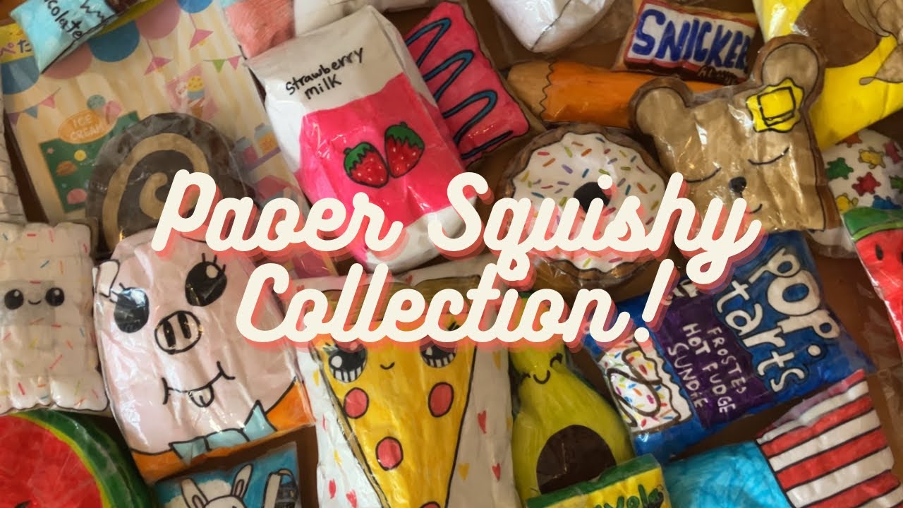HUGE PAPER SQUISHY COLLECTION! - YouTube