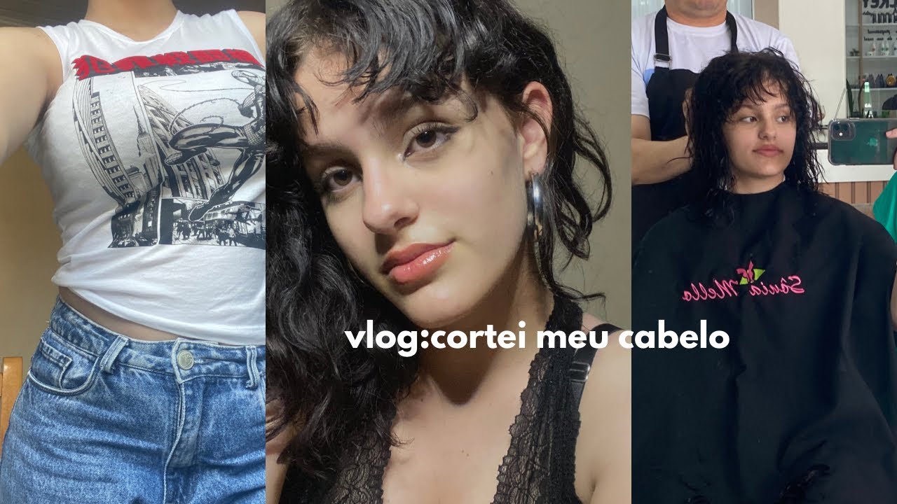 Vlog|um dia de aula & cortei meu cabelo - YouTube