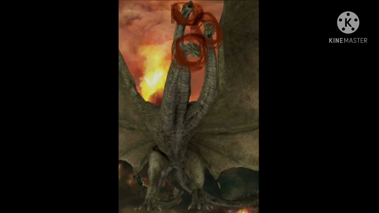 legendary showa king ghidorah roar - YouTube