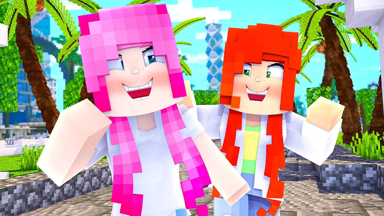 "ASH TAKES ME ON VACATION !!" | Minecraft Roomies- Minecraft Roleplay ...