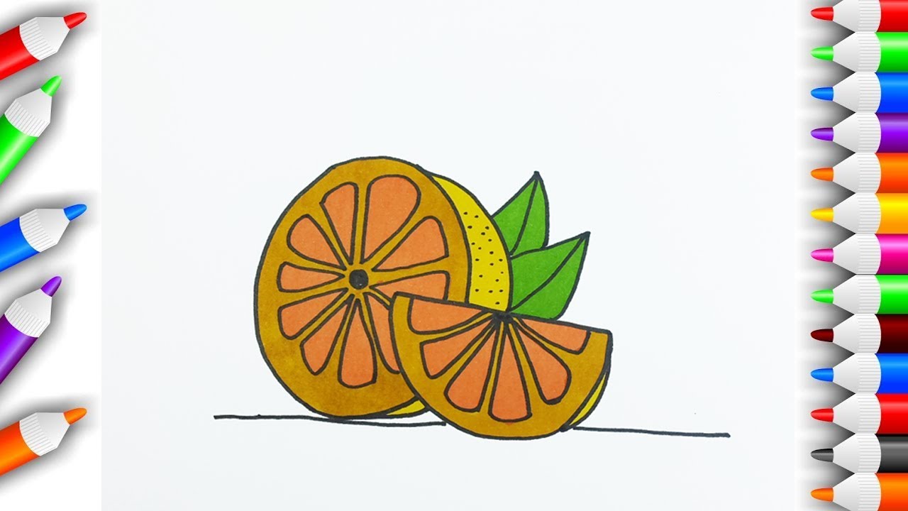 Learn Colors for Kids with Colors orange for Children | Colors fruit ...