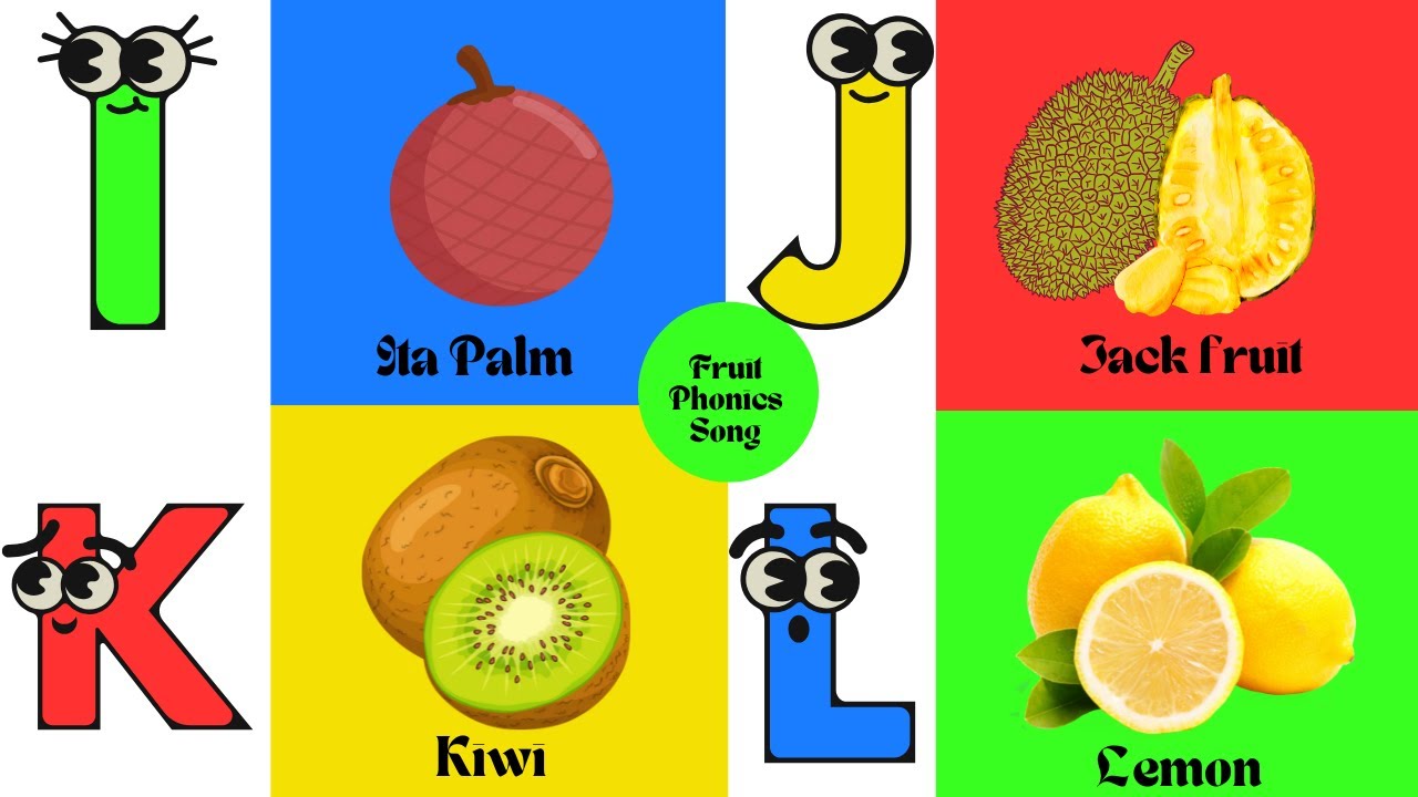 Fruits Phonics song for kids | Joyful Learn ABC Phonics Songs - YouTube
