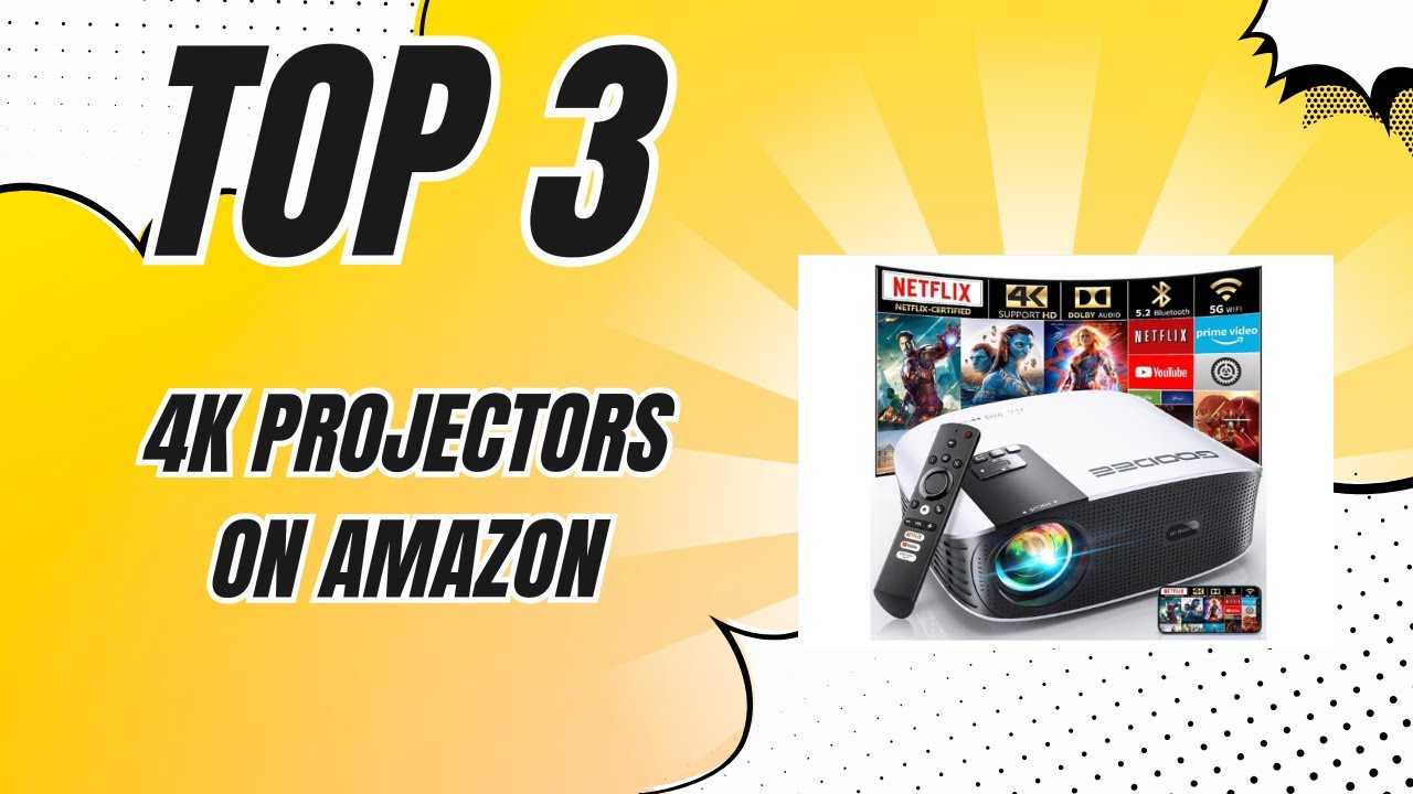 Top 3 4K Projectors on Amazon You NEED to Buy Today! [2024] - YouTube