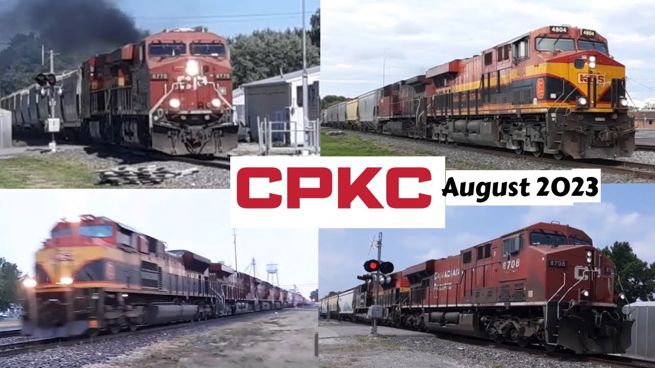 CPKC: G390 w. smoky KCS AC44 + Ex-BNSF D9s on 258 & more on the ...