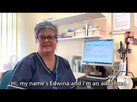 Advanced Nurse Practitioner Edwina Williams talks about eczema - YouTube