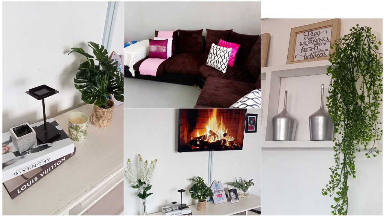 Living room embellish// decorate my living room - YouTube