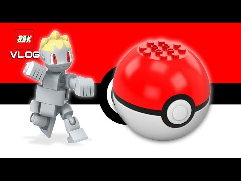 Mega Construx Pokemon Machop Lego Like Quick Lego Review - YouTube