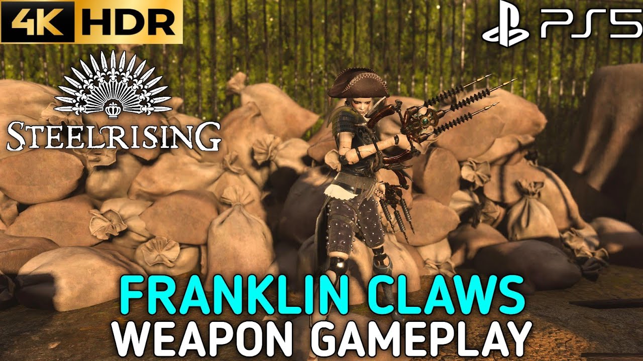 Steel Rising Franklin Claws Weapon Gameplay | Steelrising Closed Beta ...