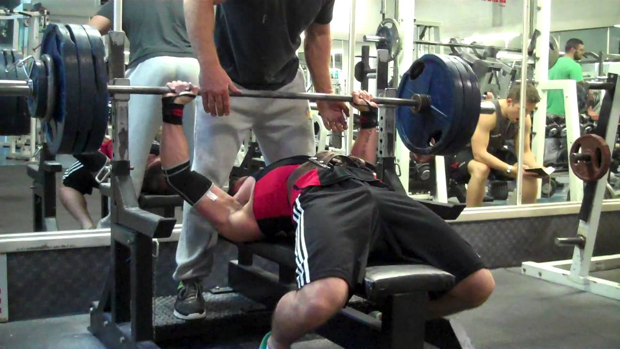 unique fitness james cook benches 155kg@ 88kg - YouTube