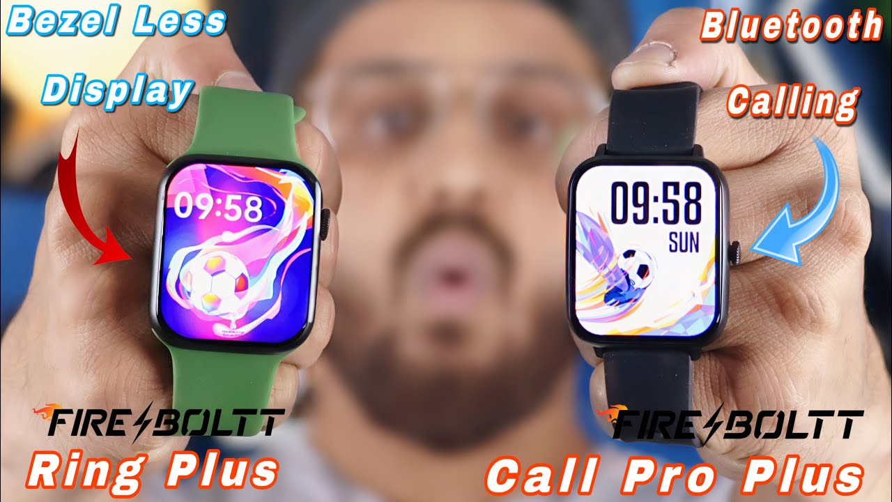 Fire-Boltt Ring Plus vs Fire-Boltt Ninja Call Pro Plus COMPARISON ...