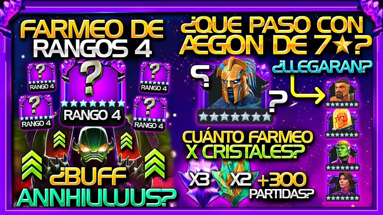 BUG x2 TITÁN+3 7⭐️ -FARMEO RANGOS 4- QUÉ PASO ÆGON 7? LLEGARÁN LOS GOD ...