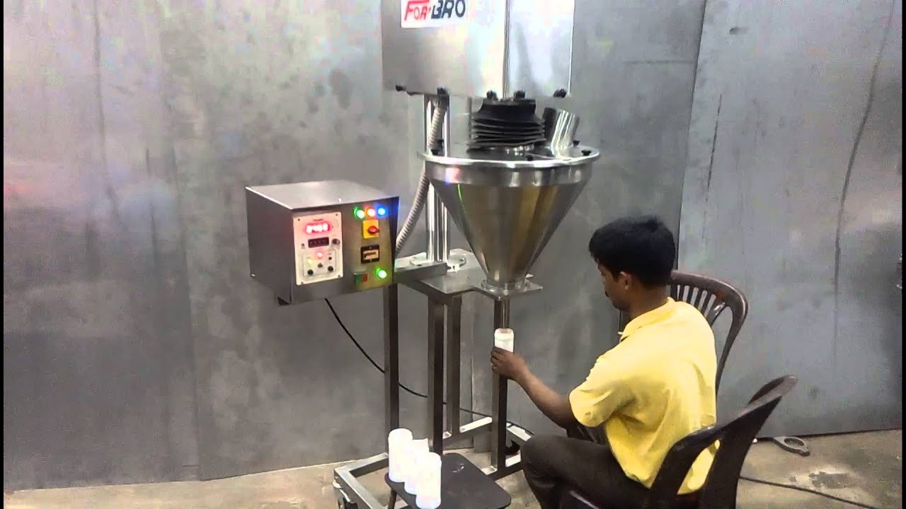 Spice Powder Filling Machine for Containers and Pouches of 10 gram to ...