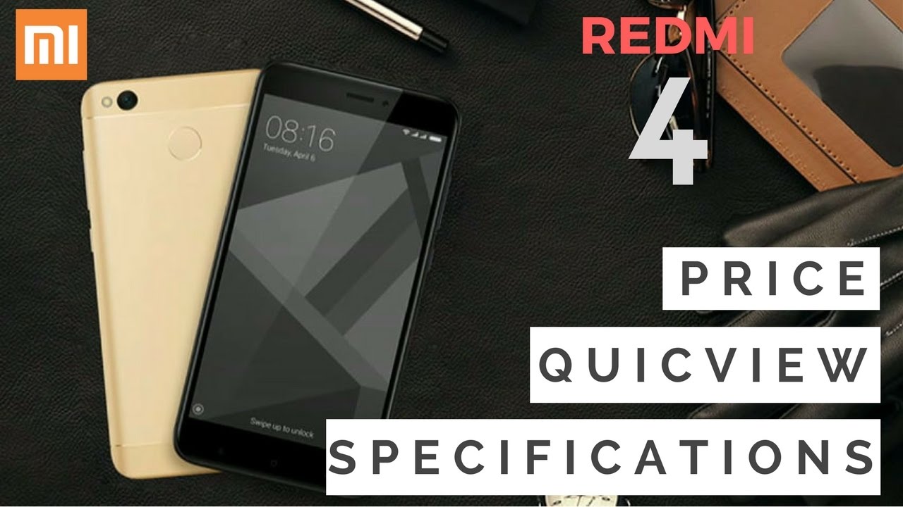 Xiaomi Redmi 4 Budget Smartphone Review, Comparison ,Price & First Look ...