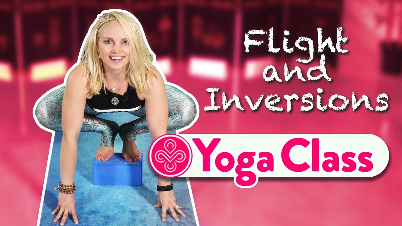 Inversion Yoga Flow | Handstand and Crow Progression | Fall Safely ...