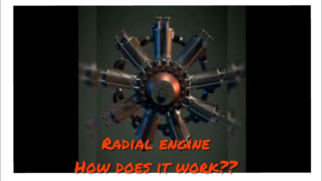 What is a radial engine?How does it work?? Explanation with 360 degree ...