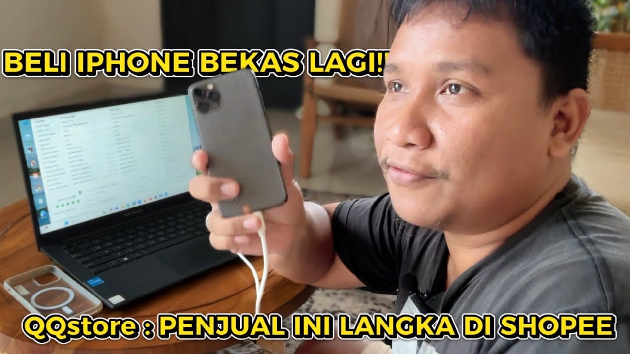 Penjual iphone langka QQstore shopee !!! Review iphone part 2 - YouTube