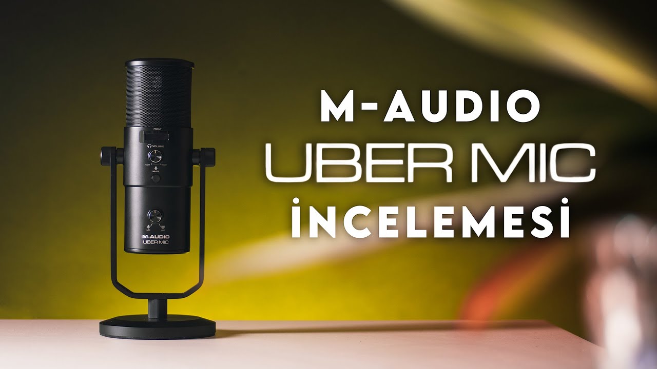 M Audio Uber Mic İncelemesi Zoom, Twitch, Youtube, Podcast için en iyi ...