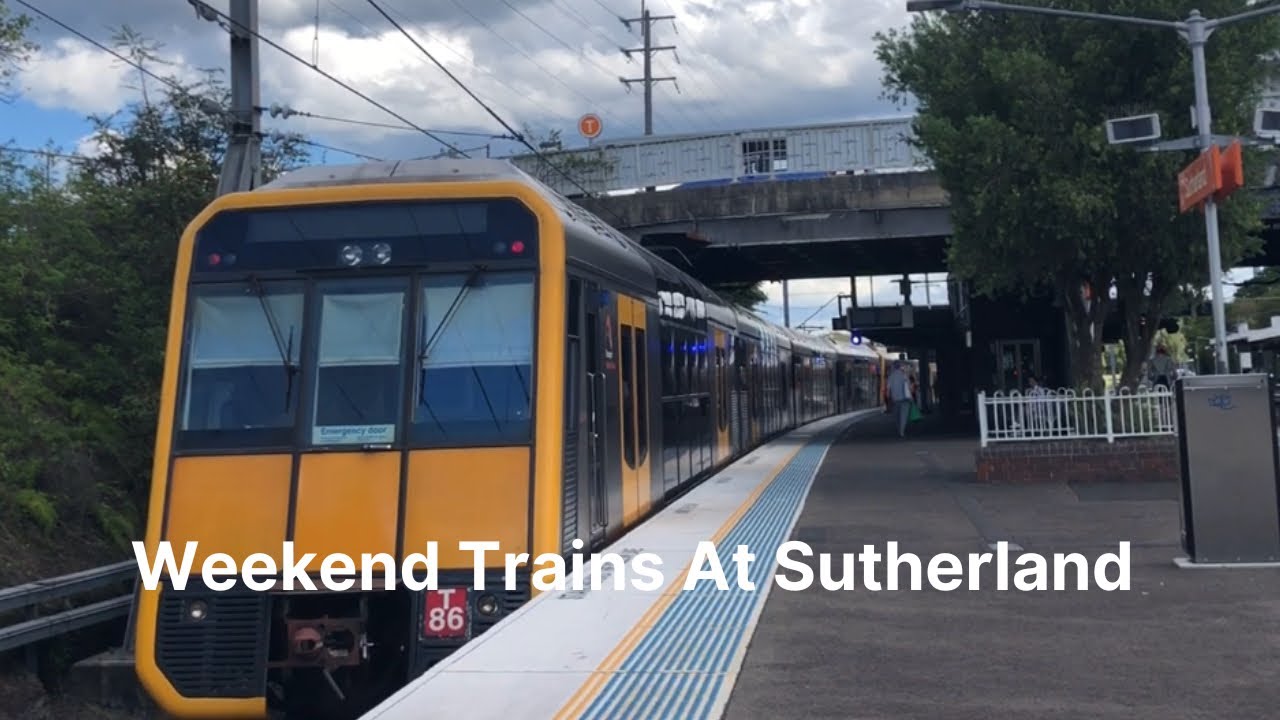 Weekend Trains at Sutherland 6/4/2024 - YouTube