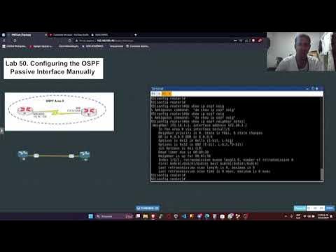 Lab 50. Configuring the OSPF Passive Interface Manually - YouTube