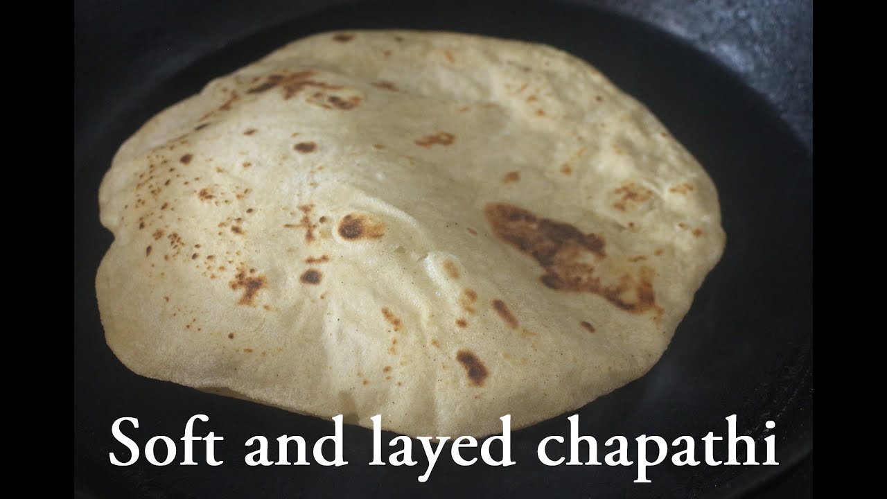 Chapathi Recipe | How to make soft layered chapathi - step by step ...