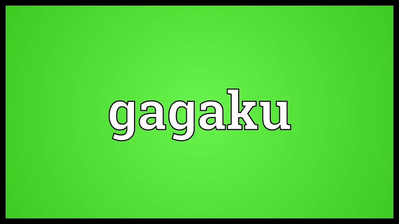 Gagaku Meaning - YouTube