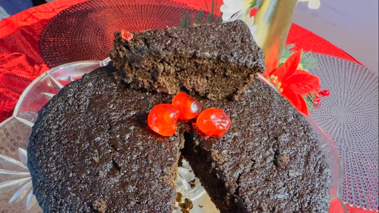 Guyanese Christmas Fruit Cake, Black Cake, Rum Cake, Very Delicious ...
