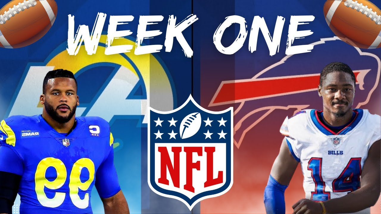 NFL 2022 - Week One Predictions - All Games - YouTube
