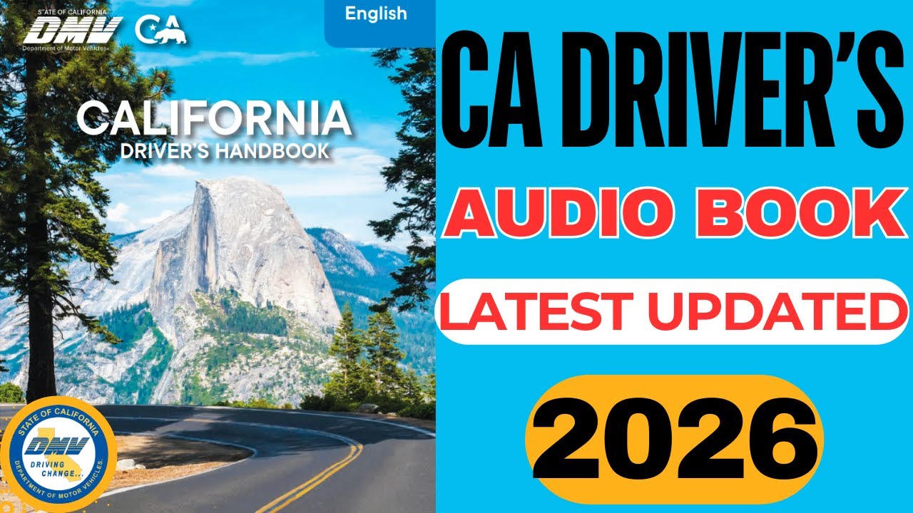 California Driver's Handbook 2025 - Audio/California DMV Handbook 2025 ...