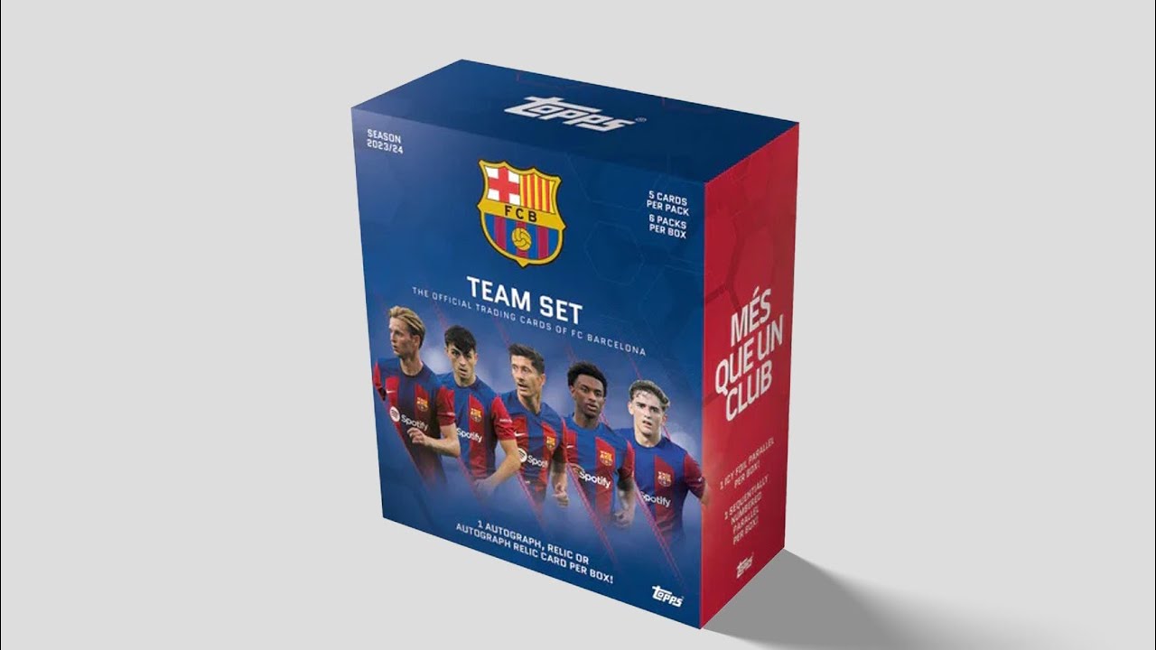 Barcelona Team Set Pack Opening - YouTube