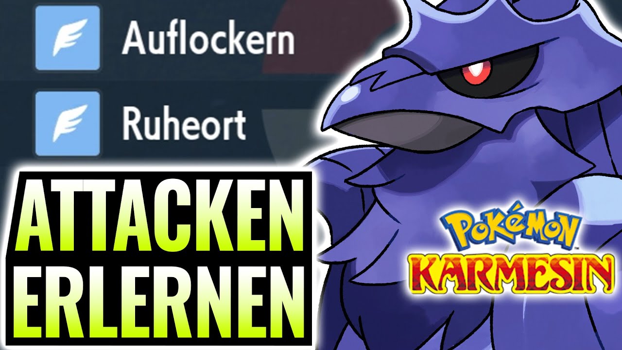 So lernt KRARMOR Ruheort & Auflockern in Pokémon Karmesin & Purpur ...