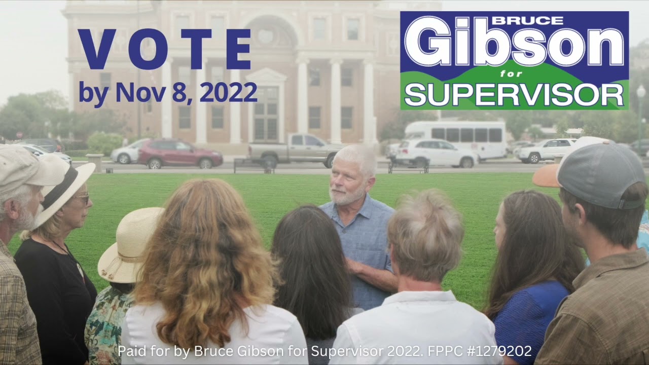 Kinda Sad. Vote Bruce Gibson for District 2 SLO County Supervisor - YouTube