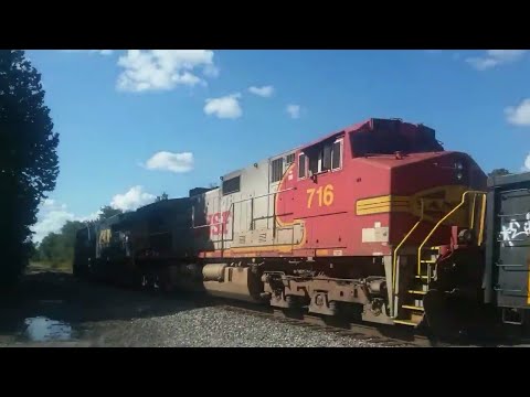 CSX Q277 with BNSF 716 - YouTube