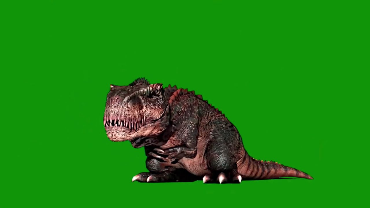dinosaur moving his neck-dinosaur green screen chroma key-dinosaur ...