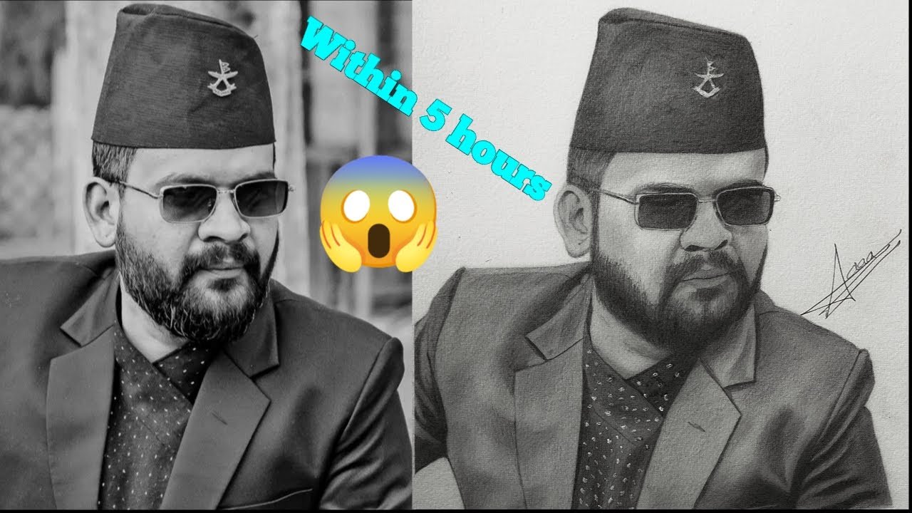 Balen Shah sketch 😍 || First time lapse video 🥰 - YouTube