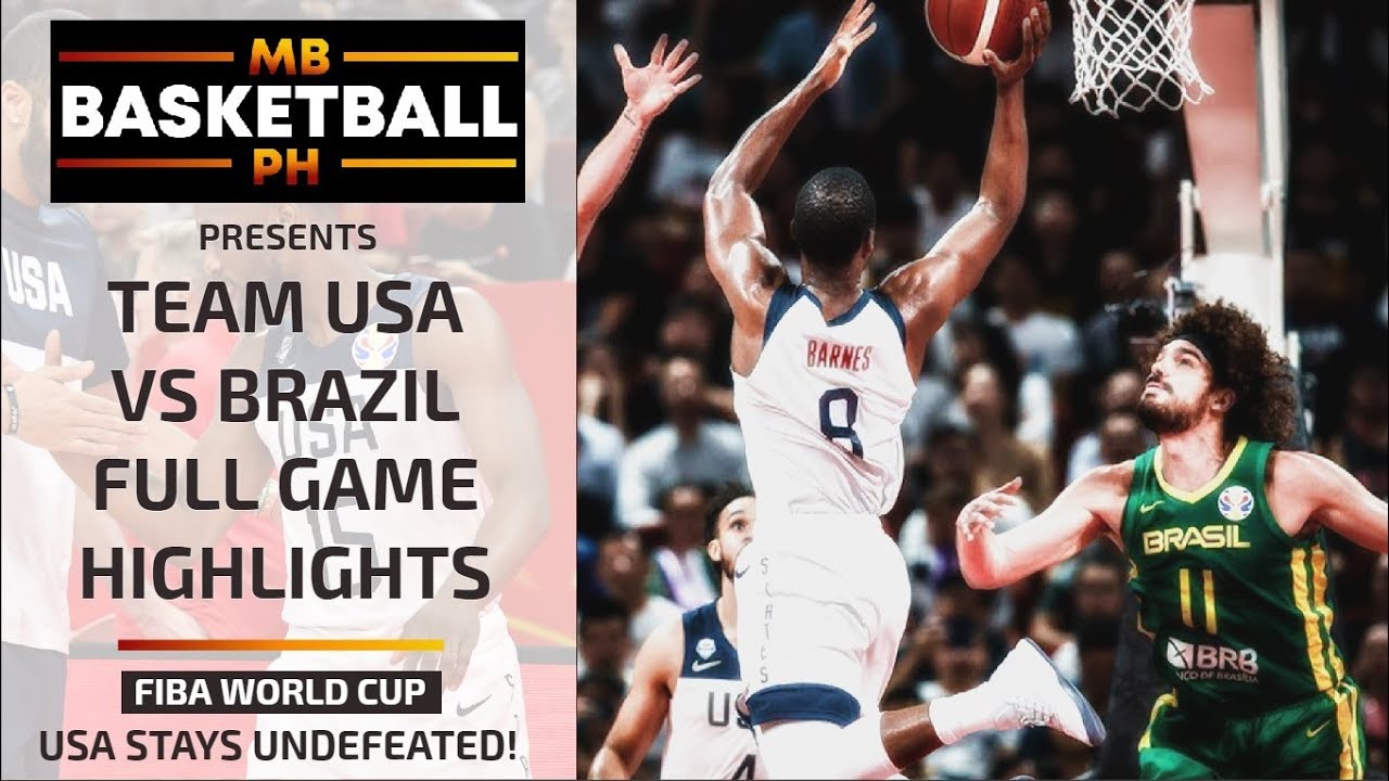 USA VS BRAZIL FULL GAME HIGHLIGHTS | FIBA WORLD CUP 2019 - YouTube