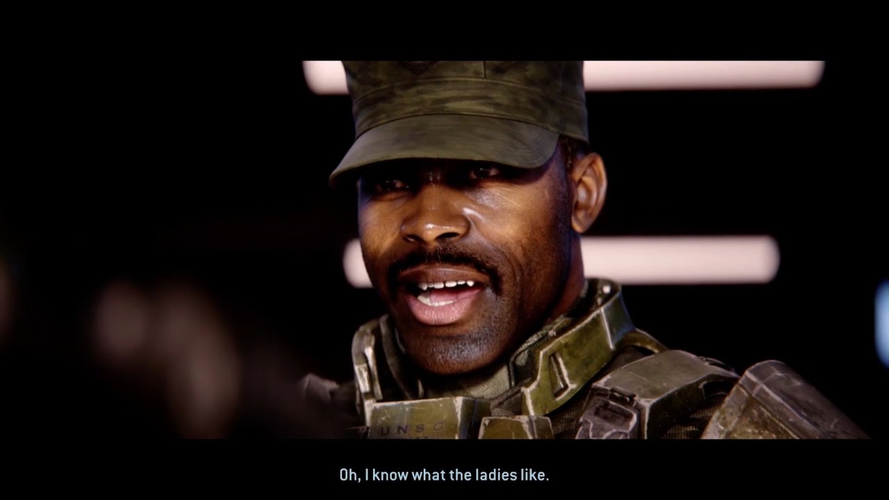 Halo 2 Anniversary - Johnson Leaves A Gift For Chief 1080p - YouTube