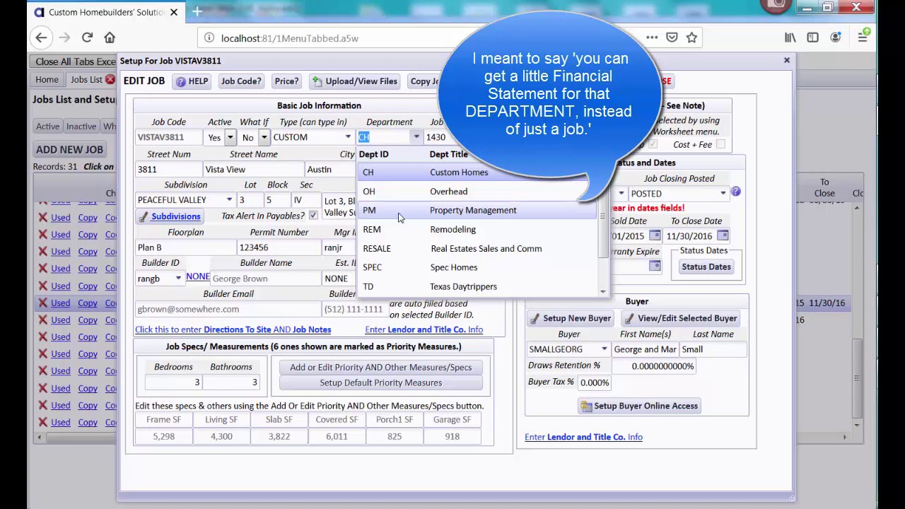 N361 Setup Jobs And Subdivisions - YouTube