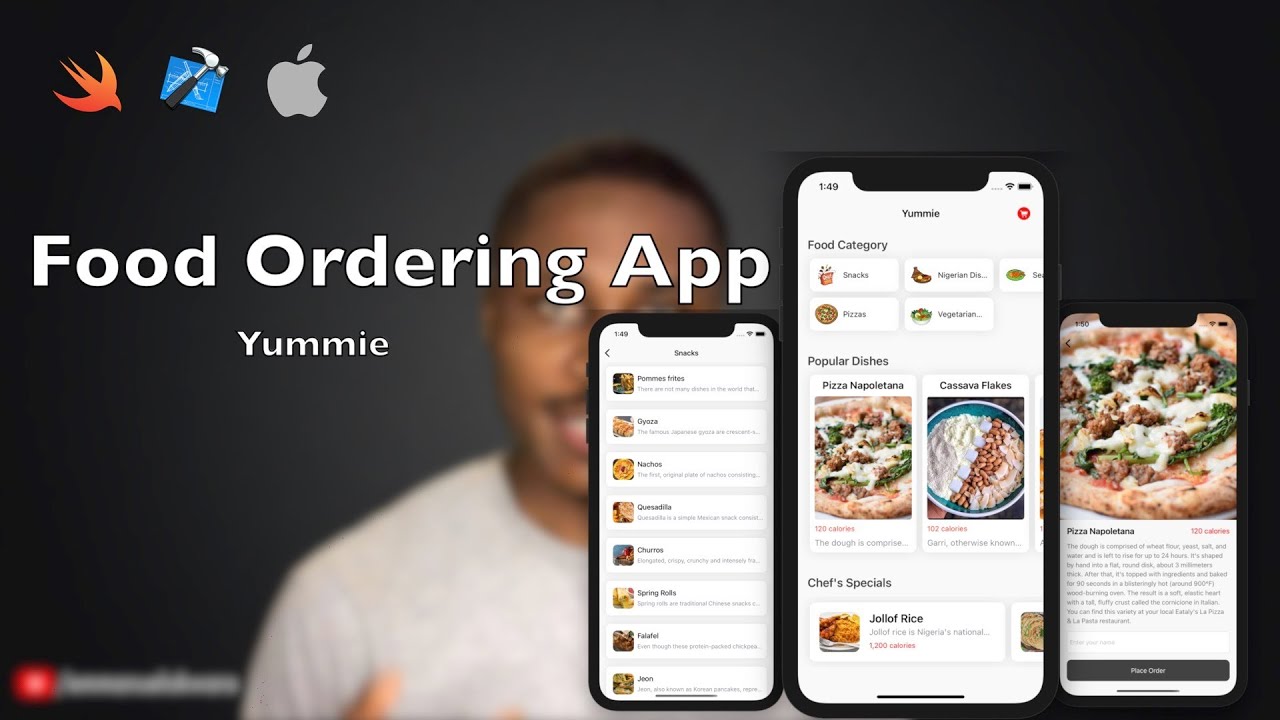 1. Food Ordering App (Yummie) Demo | Swift 5, XCode 12 - YouTube