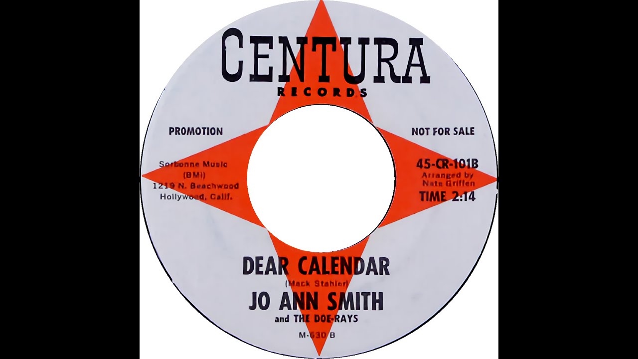 JO ANN SMITH & THE DOE RAYS DEAR CALENDAR - YouTube