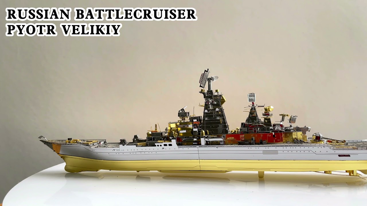 RUSSIAN BATTLECRUISER PYOTR VELIKIY - YouTube