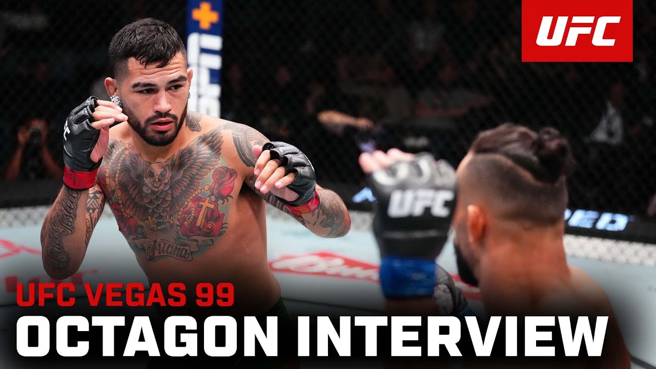 Anthony Hernandez Octagon Interview | UFC Vegas 99 - YouTube