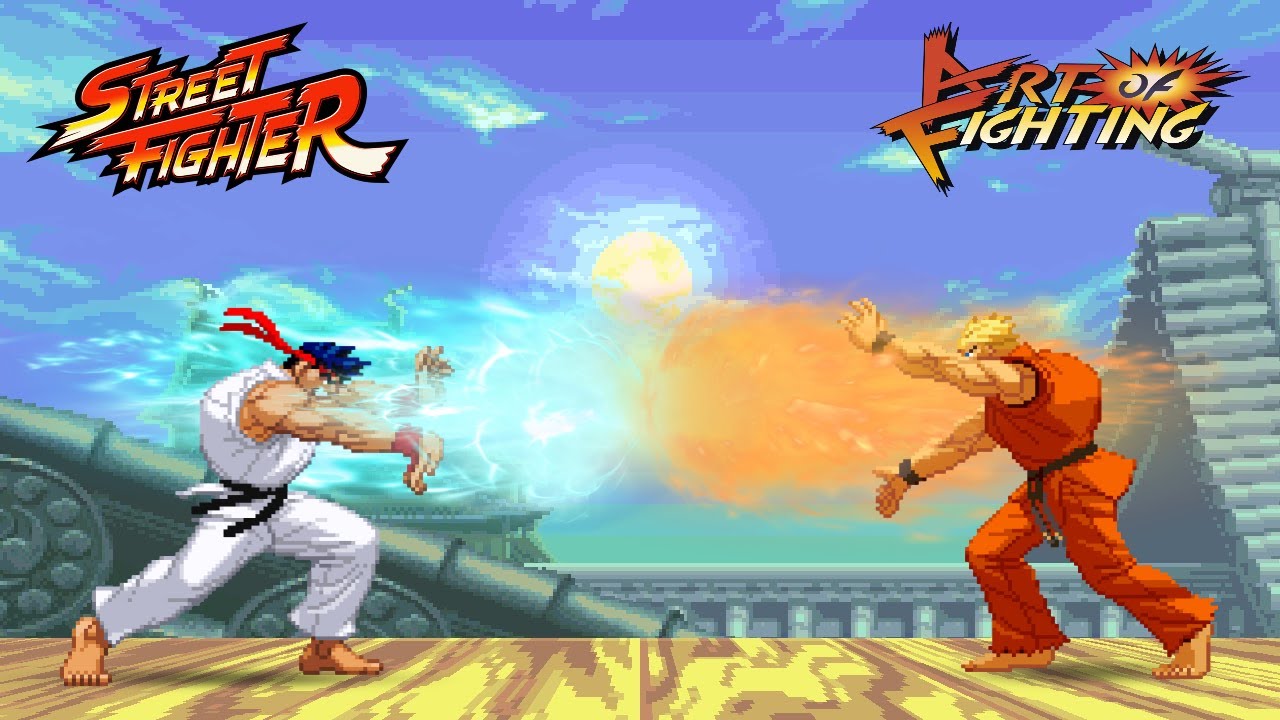 Ryu vs Ryo Sakazaki - Street Fighter X Art of Fighting l Capcom X SNK ...