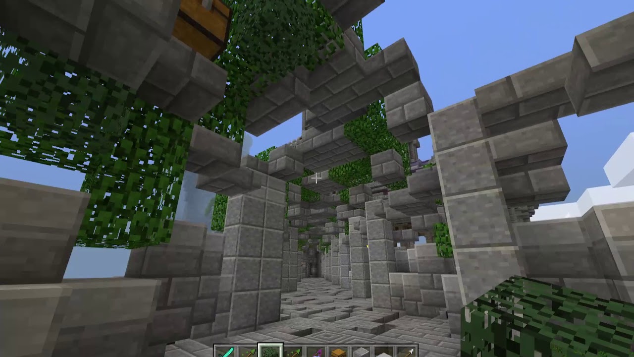Minecraft Whiterock Castle Tour amd Hunger Games - YouTube