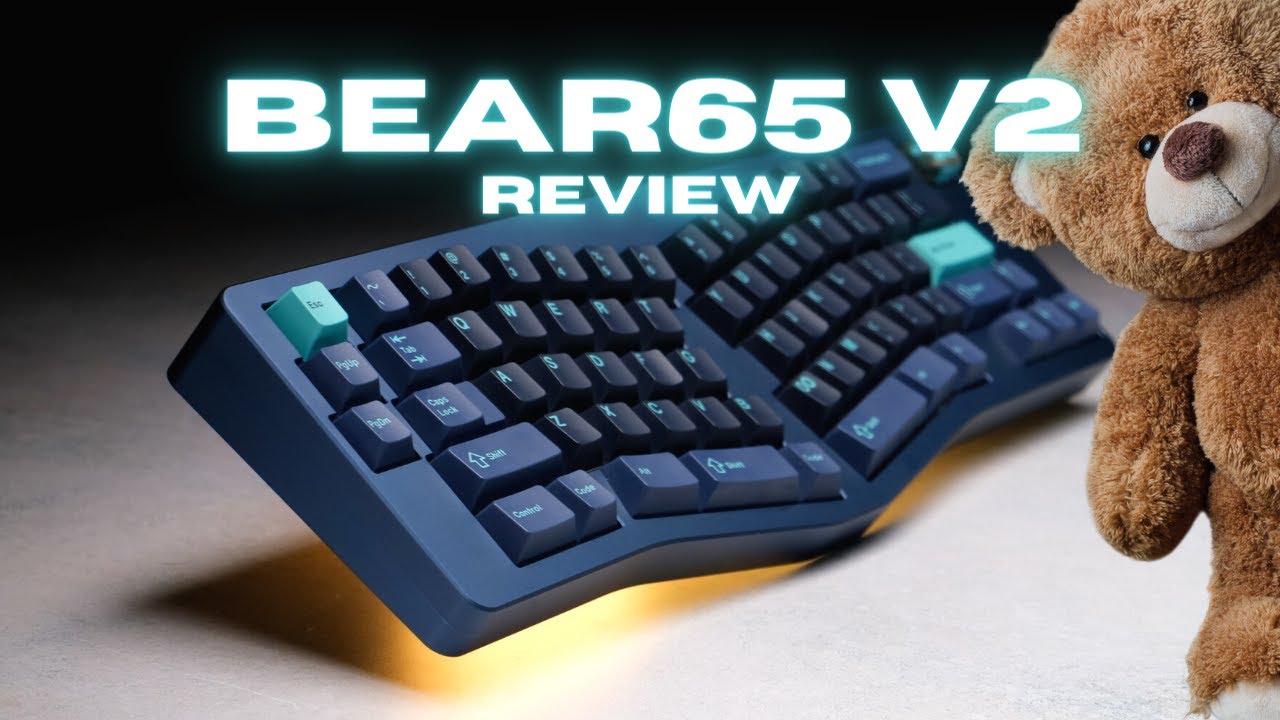 A Very Well Rounded Alice Keyboard | Bear65 V2 Review - YouTube