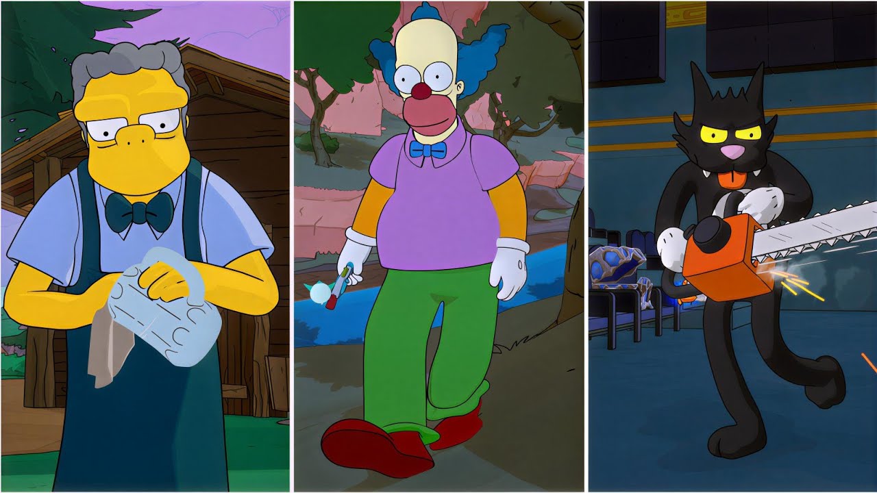 All The Simpsons Boss Locations Guide (Moe, Scratchy, Witch Marge, Evil ...