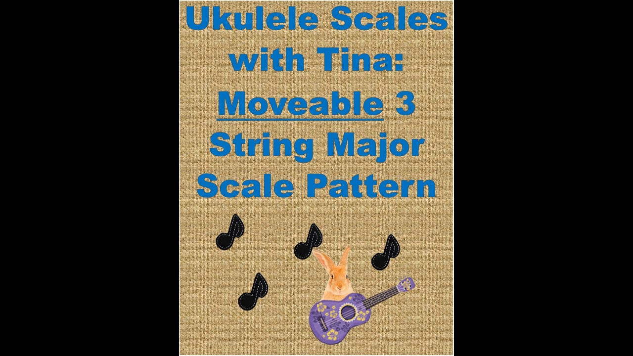 Scales with Tina: The Moveable Three String Major Scale Pattern for ...