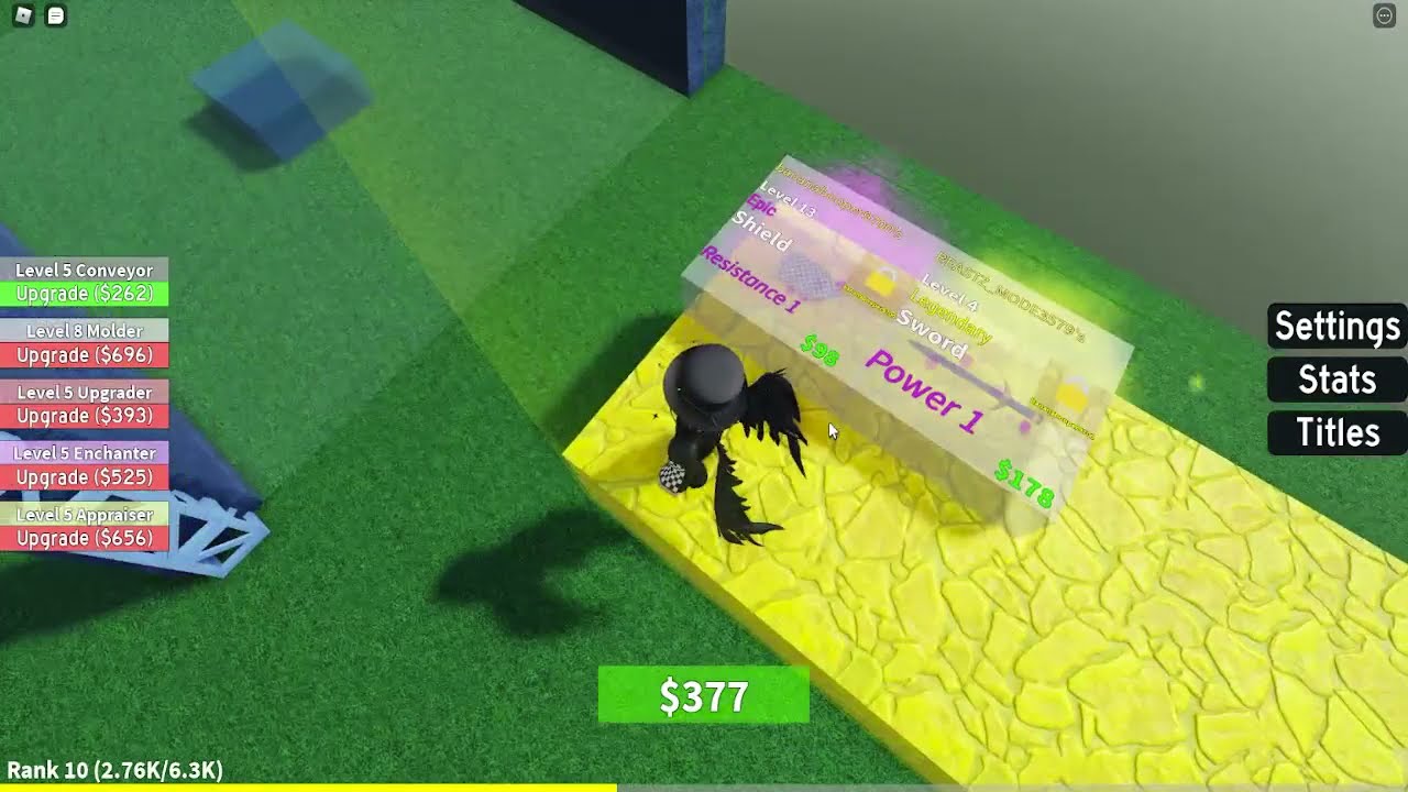 The Roblox item factory experience - YouTube