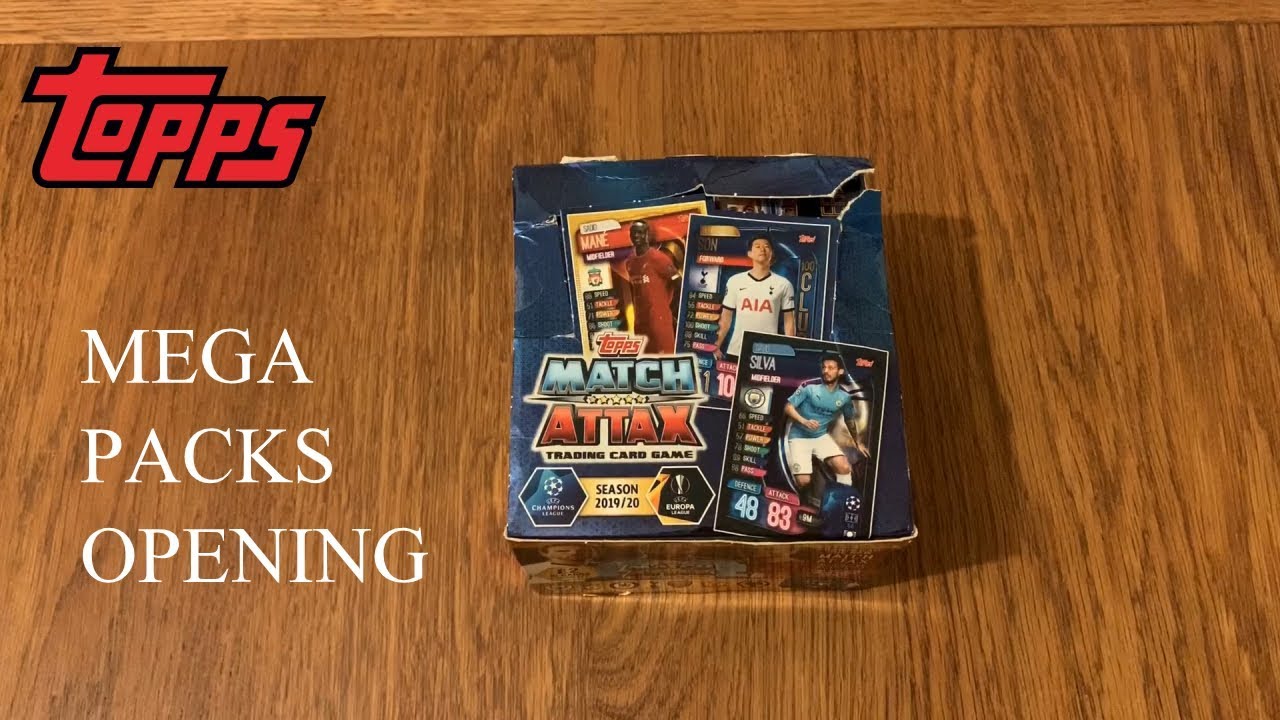 MEGA DELUXE PACKS FULL BOX BREAK - MATCH ATTAX 2019/2020 - YouTube
