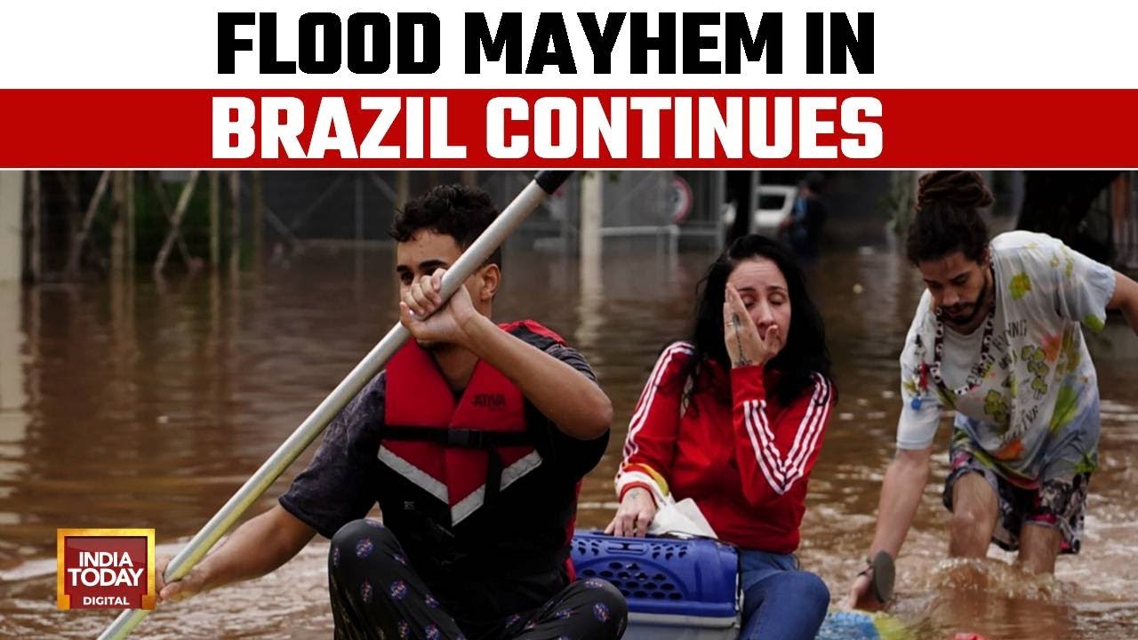 Brazil Deadly Rains: Rescue Efforts Continue In Flooded Areas Of Brazil ...